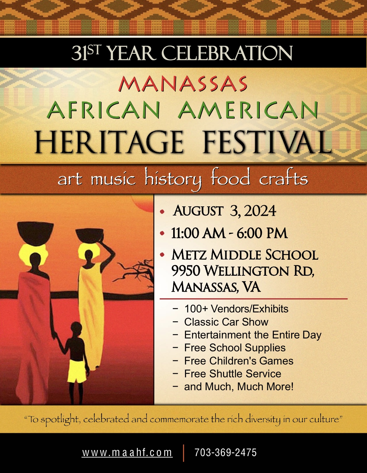 African American Heritage, Festival, YWCA Training, Women's Summit, and ...