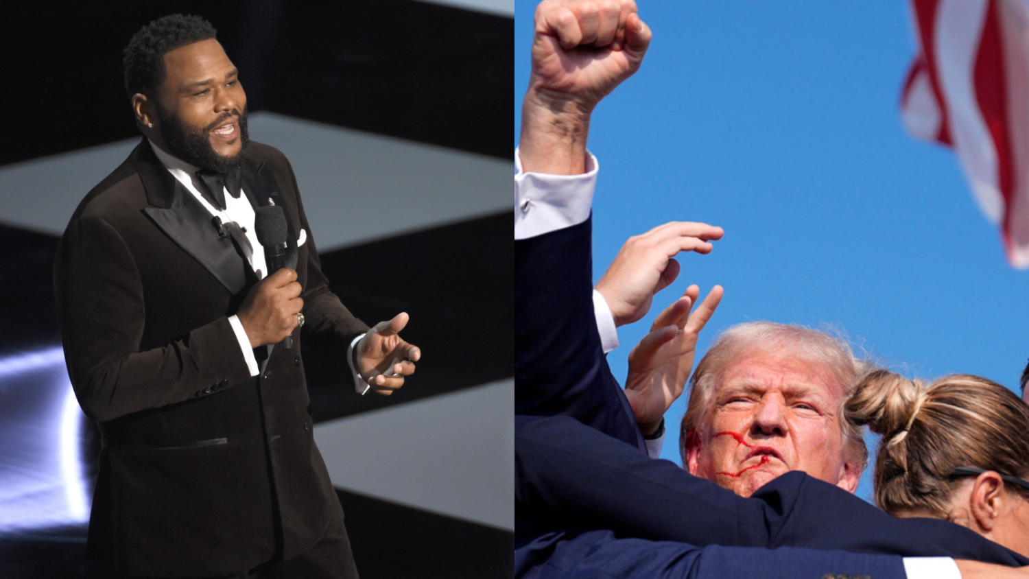 {WATCH} Anthony Anderson Reacts To Trump Shooting - WHUR 96.3 FM