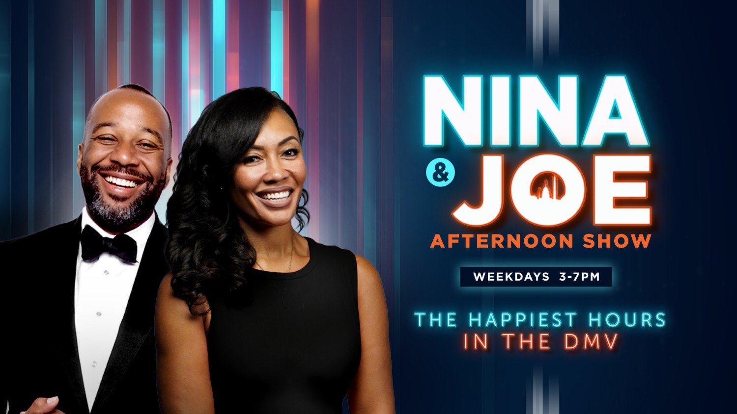 96.3 WHUR Launches Happiest Hours In DMV Radio Nina Brown and Joe Clair ...