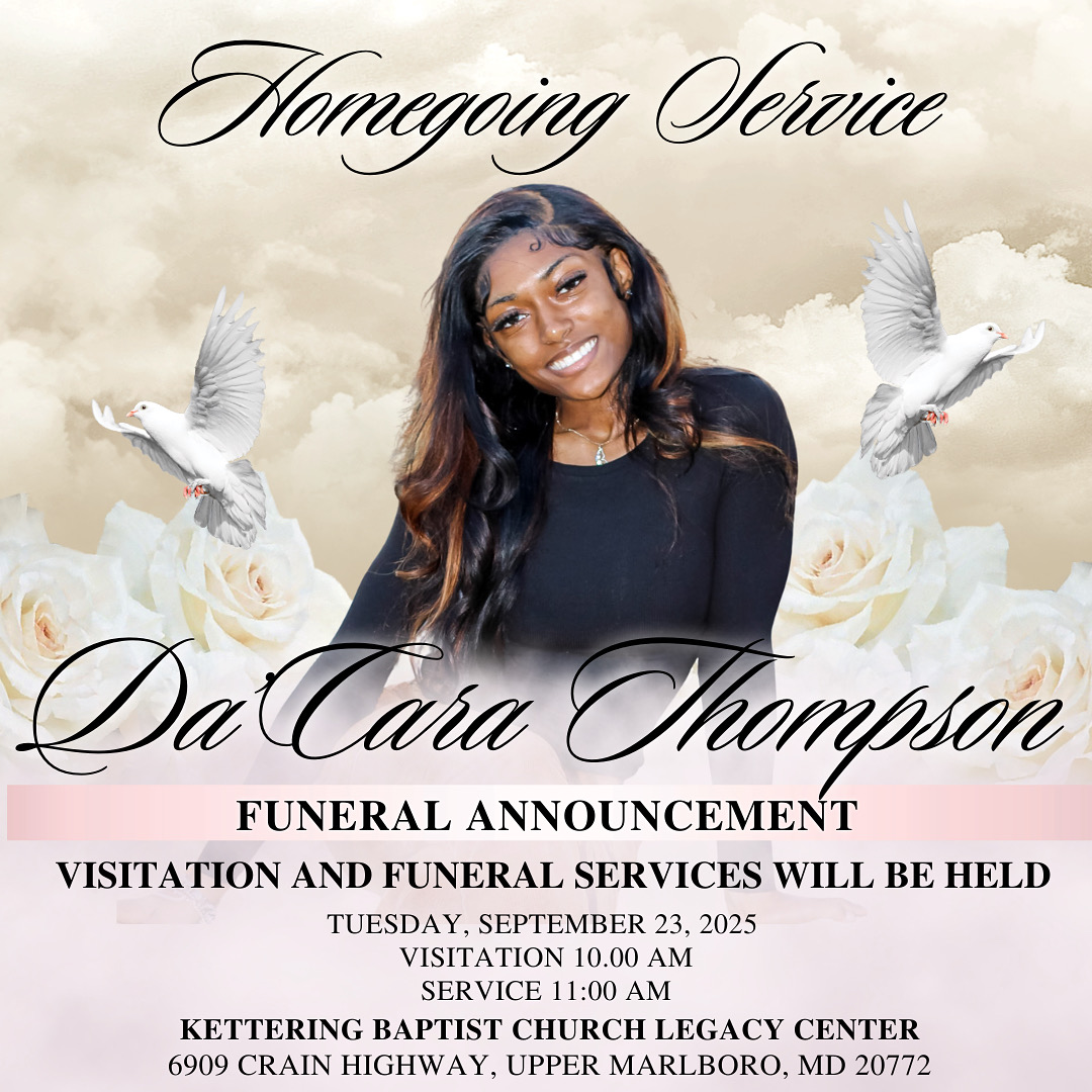 Services for DeCara Thompson have been scheduled - WHUR 96.3 FM